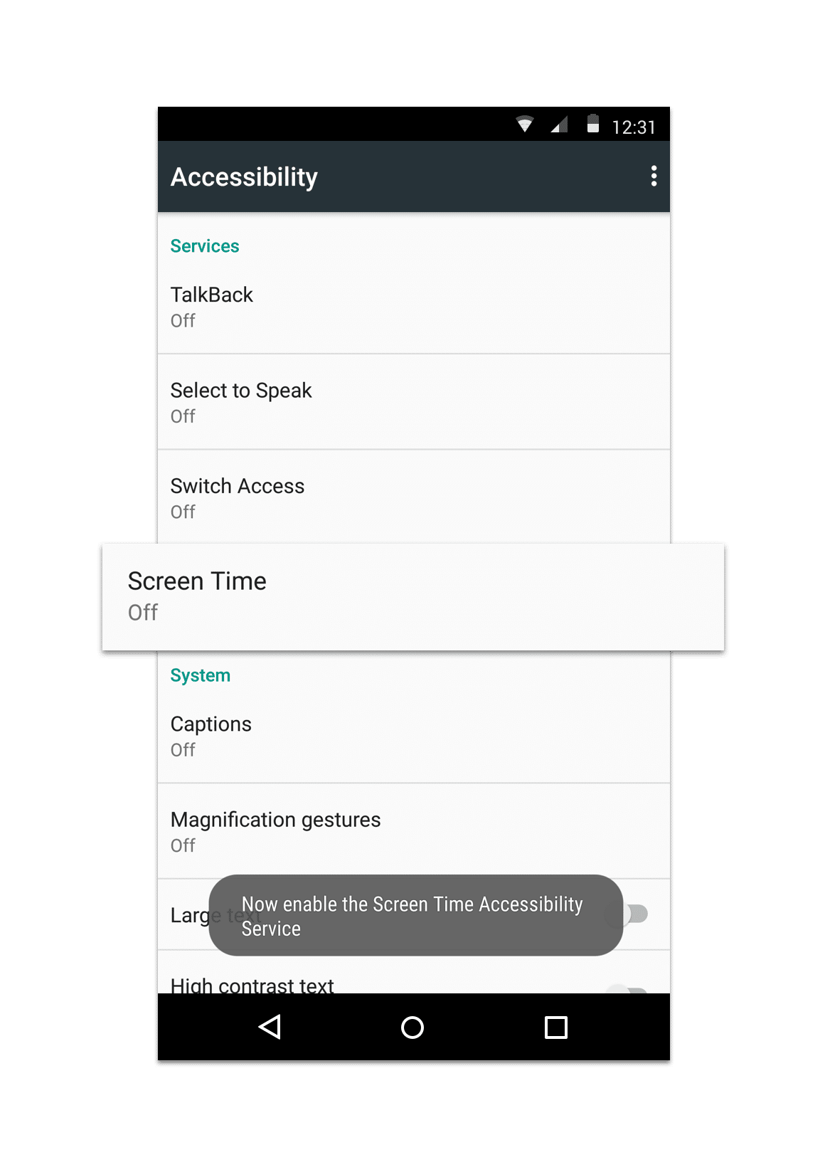 Install on Android step-by-step - Screen Time