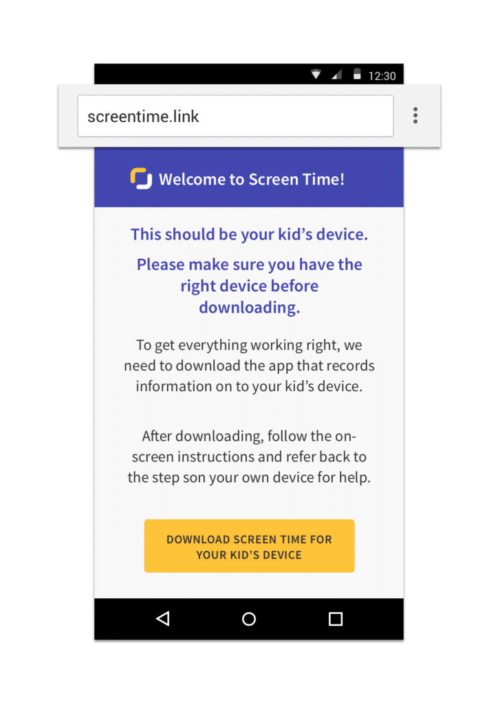 Install on Android step-by-step - Screen Time