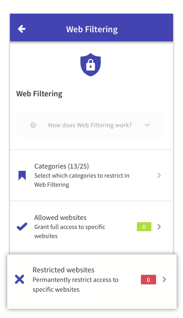 How do I add a restricted website? - Screen Time